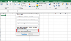 How to add Signature into Excel | Basic Excel Tutorial