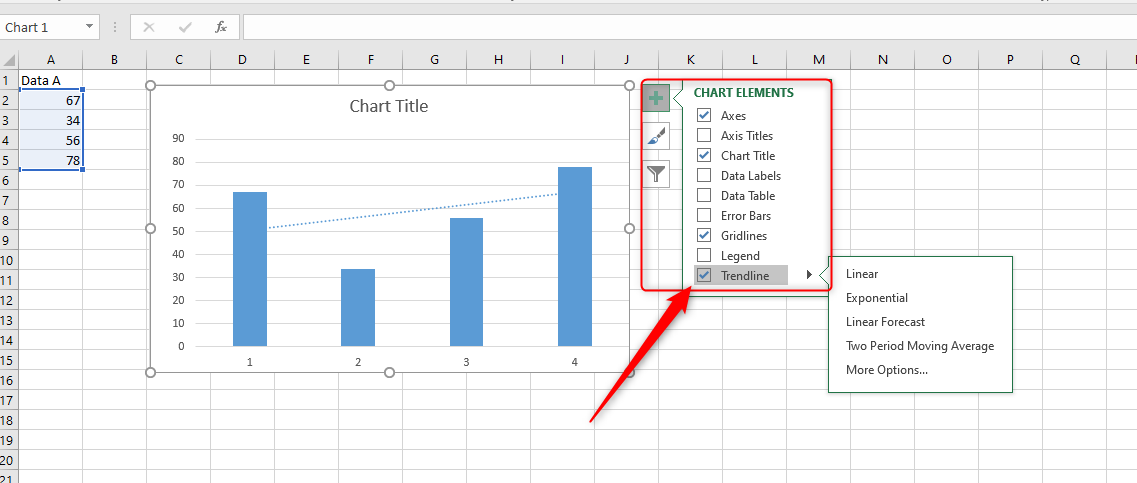 How to add a Trend-line in Excel | Basic Excel Tutorial