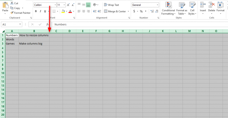 How to make Excel Cells bigger | Basic Excel Tutorial