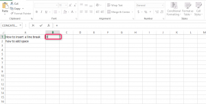 How do you enter within a text in Excel? | Basic Excel Tutorial