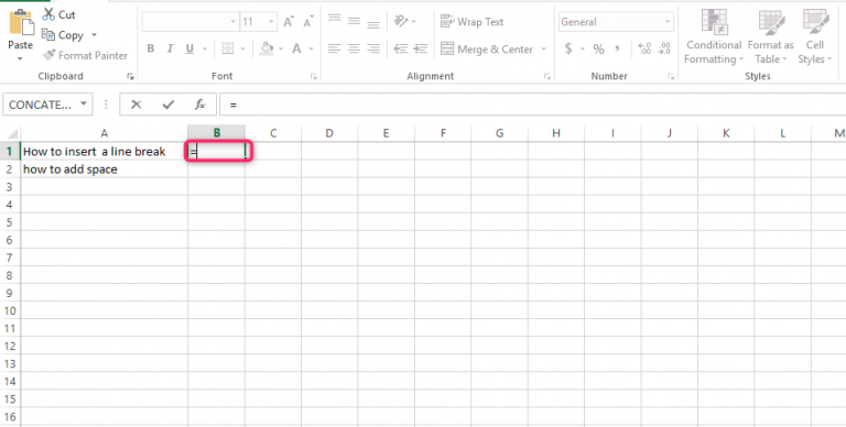 How do you enter within a text in Excel? | Basic Excel Tutorial
