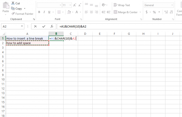 How do you enter within a text in Excel? | Basic Excel Tutorial