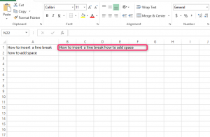 How do you enter within a text in Excel? | Basic Excel Tutorial