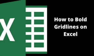 How to Bold Gridlines on Excel | Basic Excel Tutorial
