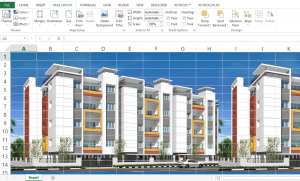 Guide on putting a picture behind the text in Excel
