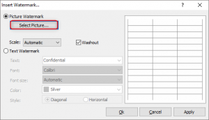 Guide on putting a picture behind the text in Excel