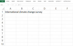 How to create an excel questionnaire | Basic Excel Tutorial
