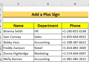 Adding a Plus Sign Before the Number in Excel - Full Guide