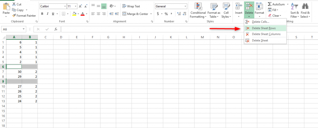 How to delete empty rows in Excel | Basic Excel Tutorial
