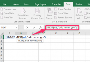 How to convert Excel Date to String | Basic Excel Tutorial