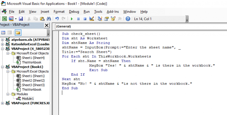 Vba To Check Or Test If The Sheet Exists Basic Excel Tutorial