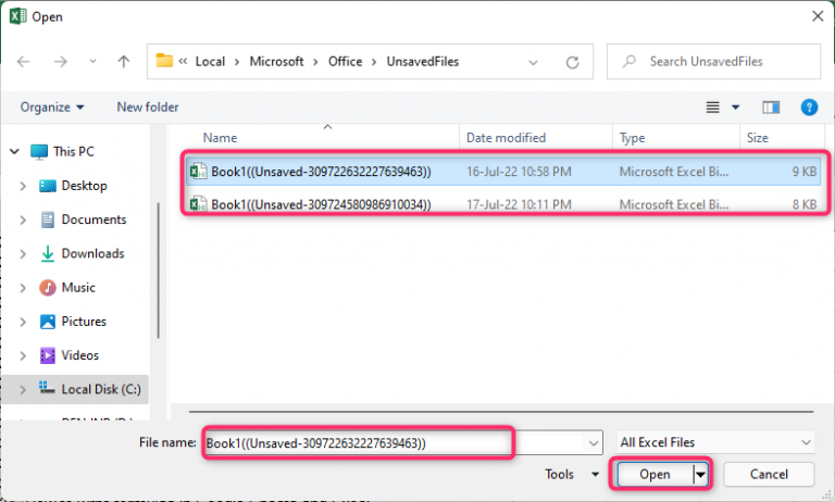 How to find Excel AutoSaved files | Basic Excel Tutorial