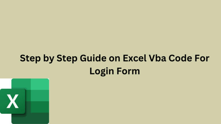 Step By Step Guide On Excel Vba Code For Undo