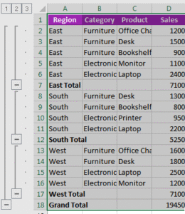 How to Create Automatic Subtotals in Excel (Step-by-Step + Free Template) | Basic Excel Tutorial