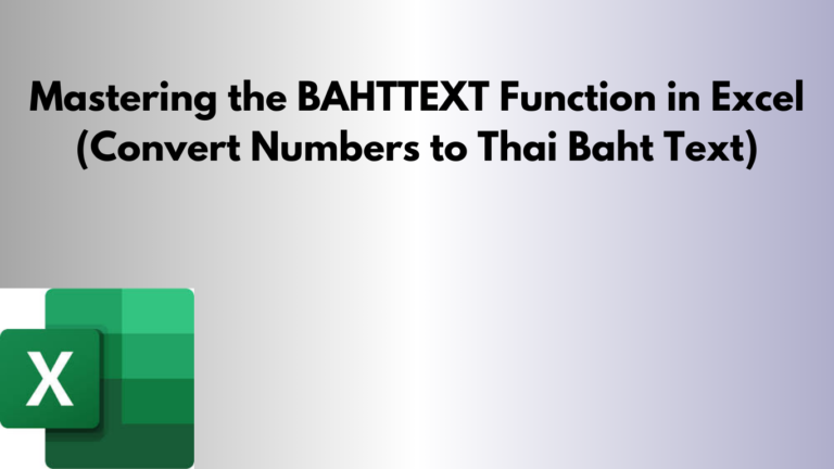Gantt Chart Template Excel (Free Download) | Basic Excel Tutorial